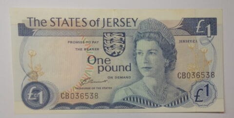 JERSEY : ONE POUND NOTE . - ML Cool Coins