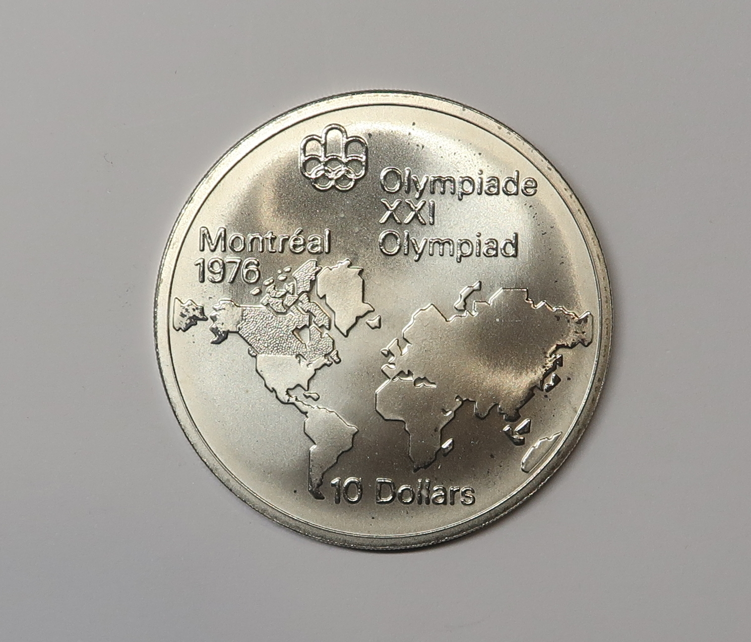 CANADA SILVER TEN DOLLARS 1973. MONTREAL OLYMPICS. - ML Cool Coins