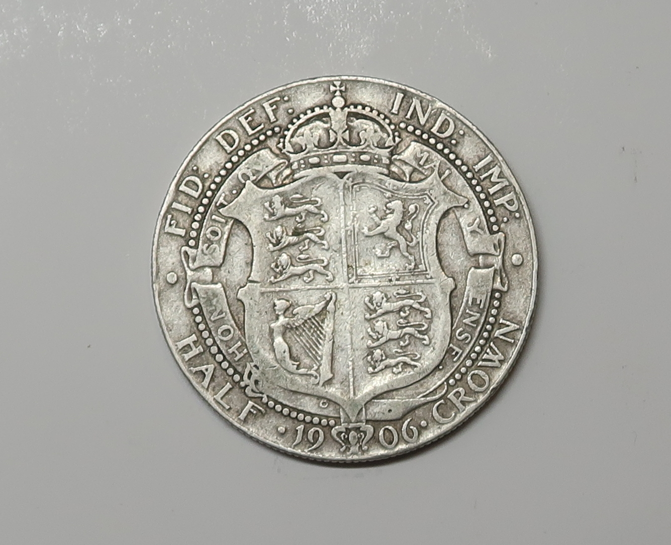 GREAT BRITAIN : SILVER HALFCROWN 1906. EDWARD V11. - ML Cool Coins