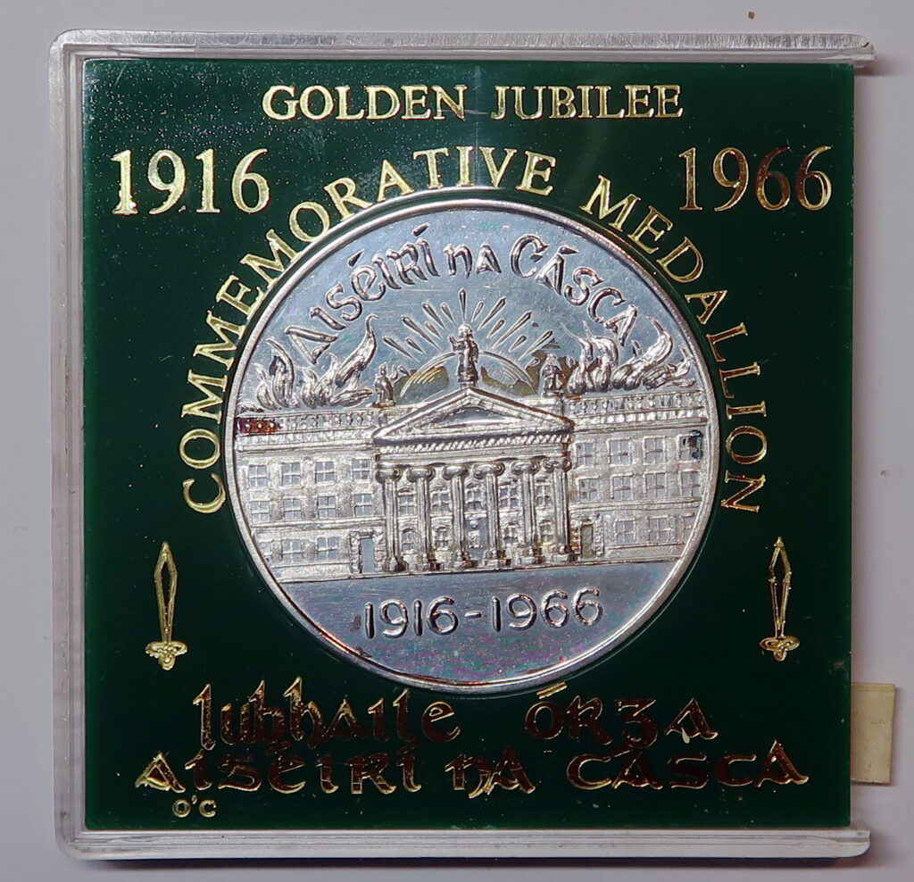 IRELAND: GOLDEN JUBILEE - EASTER RISING COMMEMORATIVE MEDALLION. O ...