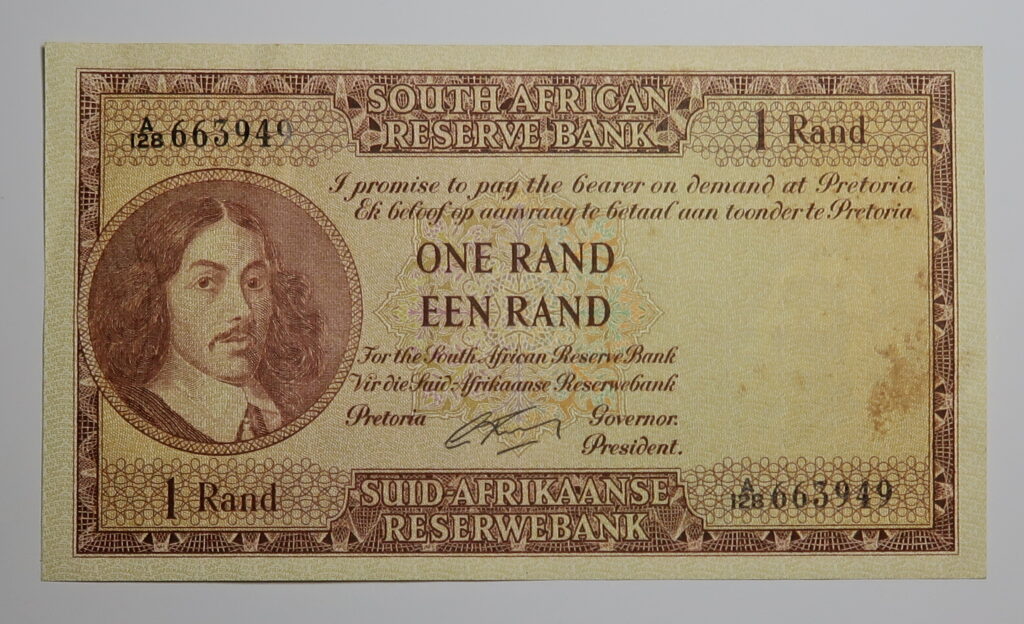 SOUTH AFRICA : ONE RAND. 1962 - 1965 SERIES - ML Cool Coins